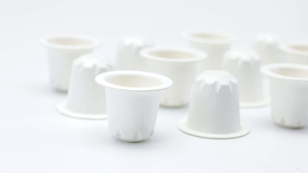 Bagasse Paper Coffee Pods Without Coating – Sugarcane Pulp Empty Coffee ...